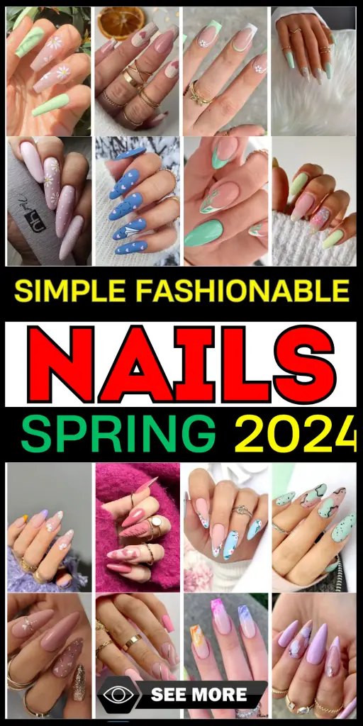 Fresh Spring Nails 2024: Chic Simple Manicures & Trendy Designs