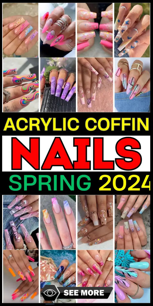Spring Nails Acrylic Coffin 2024: Chic Trends & Tips for Fabulous Manicures