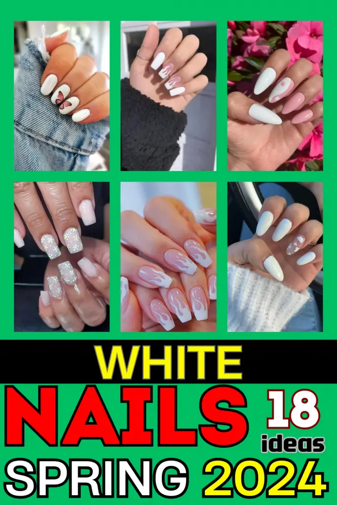 Fresh White Spring Nails 2024: Chic Designs & Floral Elegance