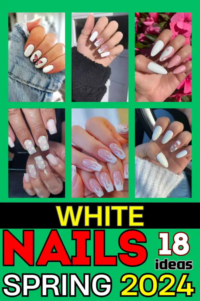 Fresh White Spring Nails 2024: Chic Designs & Floral Elegance