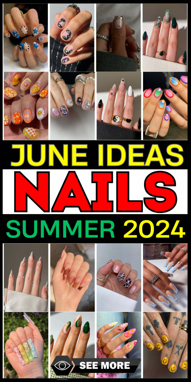 Stunning June Nails Ideas 2024: Chic, Simple, & Colorful Manicures