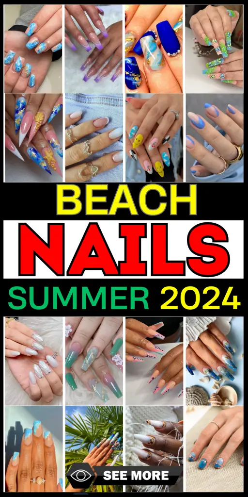 Summer Beach Nails: Chic Designs & Lively Colors for Sandy Shores