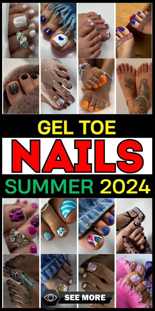 22 Explore Stunning Gel Toe Nail Designs: Summer Trends, Artistic ...