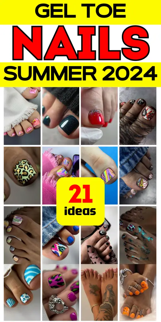 22 Explore Stunning Gel Toe Nail Designs: Summer Trends, Artistic ...