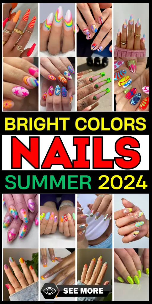 23 Summer Nails Bright Colors: Explore Neon, Pastel, and Art Designs
