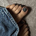 20 Stunning Black Toenail Designs: Elegant, Bold & Chic Pedicure Ideas