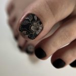 20 Stunning Black Toenail Designs: Elegant, Bold & Chic Pedicure Ideas