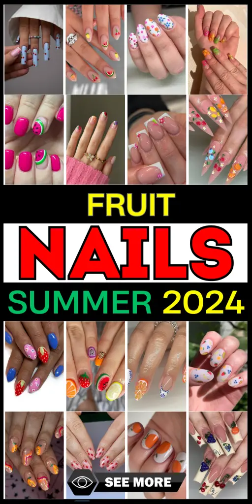 21 Summer Fruit Nail Designs: Fresh Styles for Vibrant Manicures