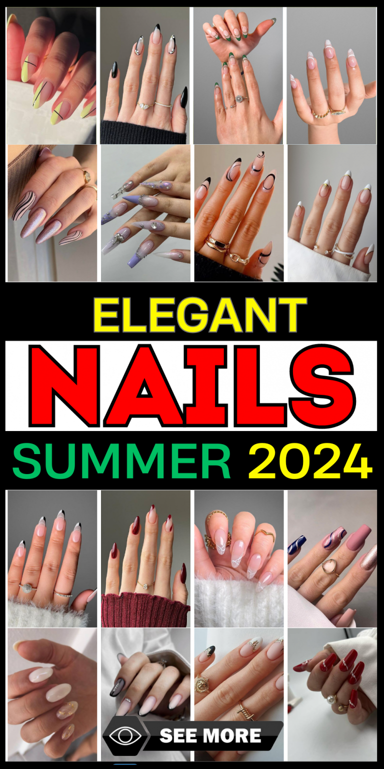 21 Elegant Summer Nails 2024: Chic Designs, Classy Reds, Almond Shapes ...