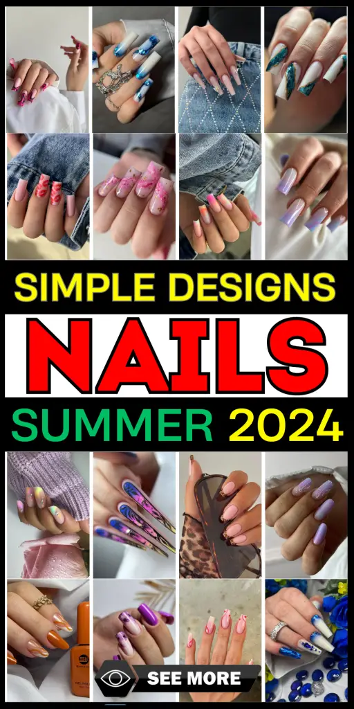 20 Stunning Summer Nail Designs 2024: Simple, Elegant, and Bold Styles