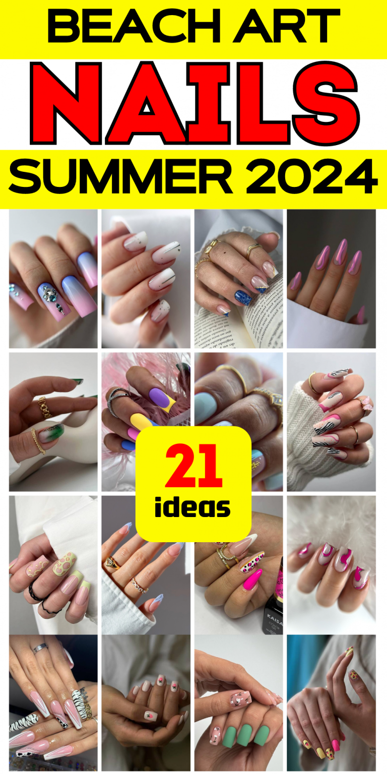 21 Stunning Beach Nail Art Designs for Summer 2024 | Tropical & Ocean ...
