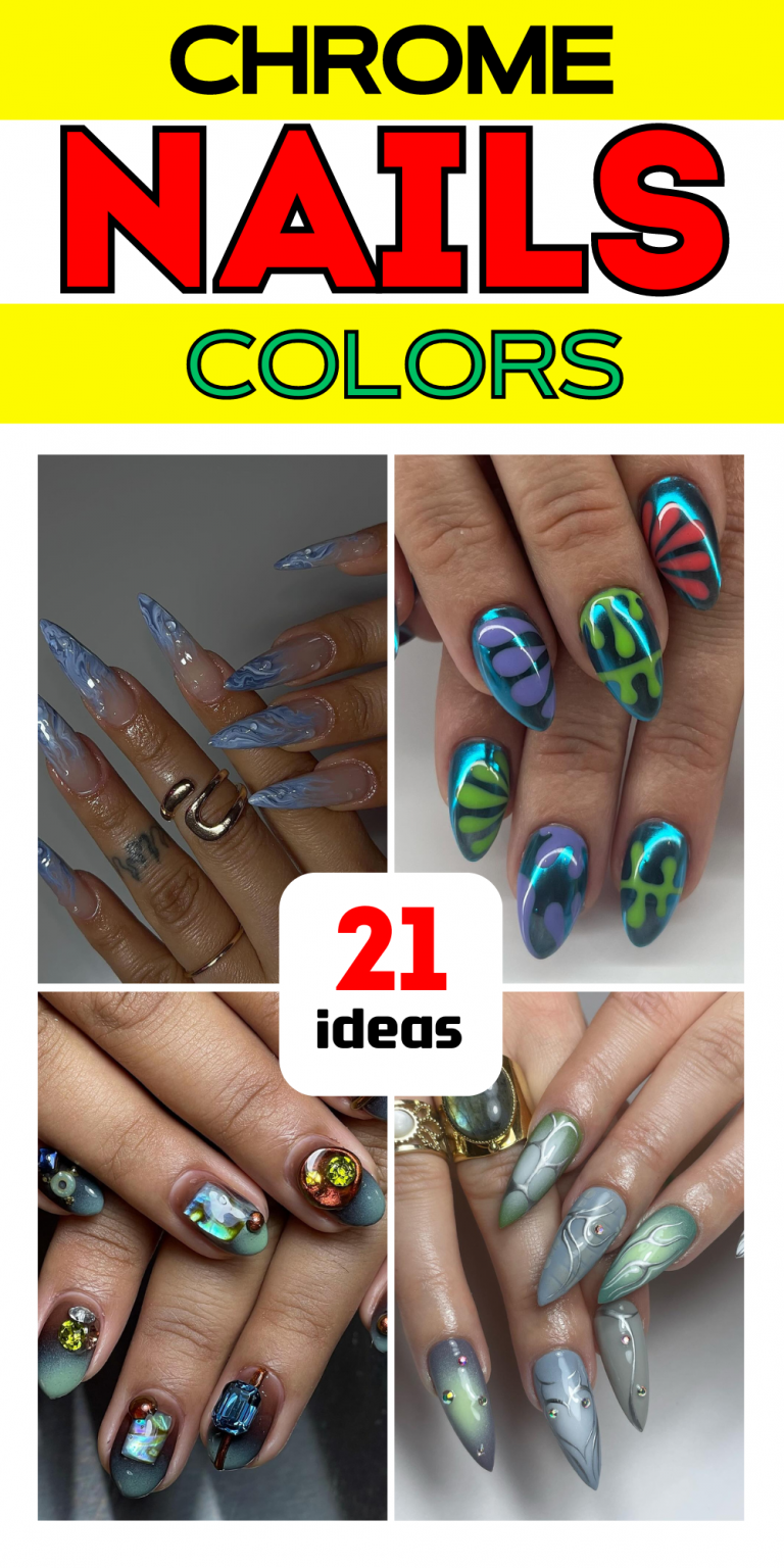 21 Stunning Chrome Nail Colors: Transform Your Nails with Trendy DIY ...