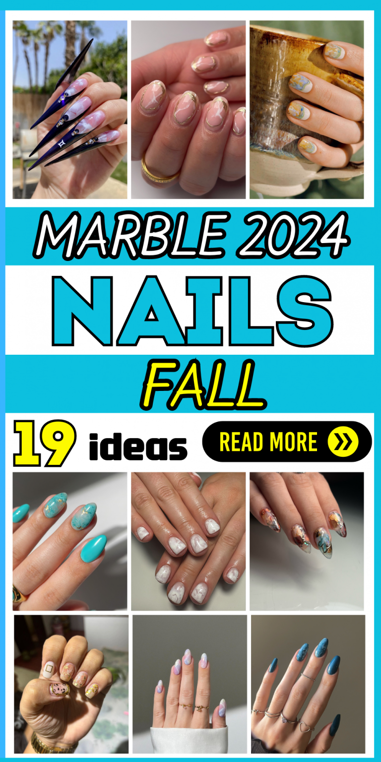 19 Top Fall Marble Nails 2024 Designs: Unleash Your Creativity with ...