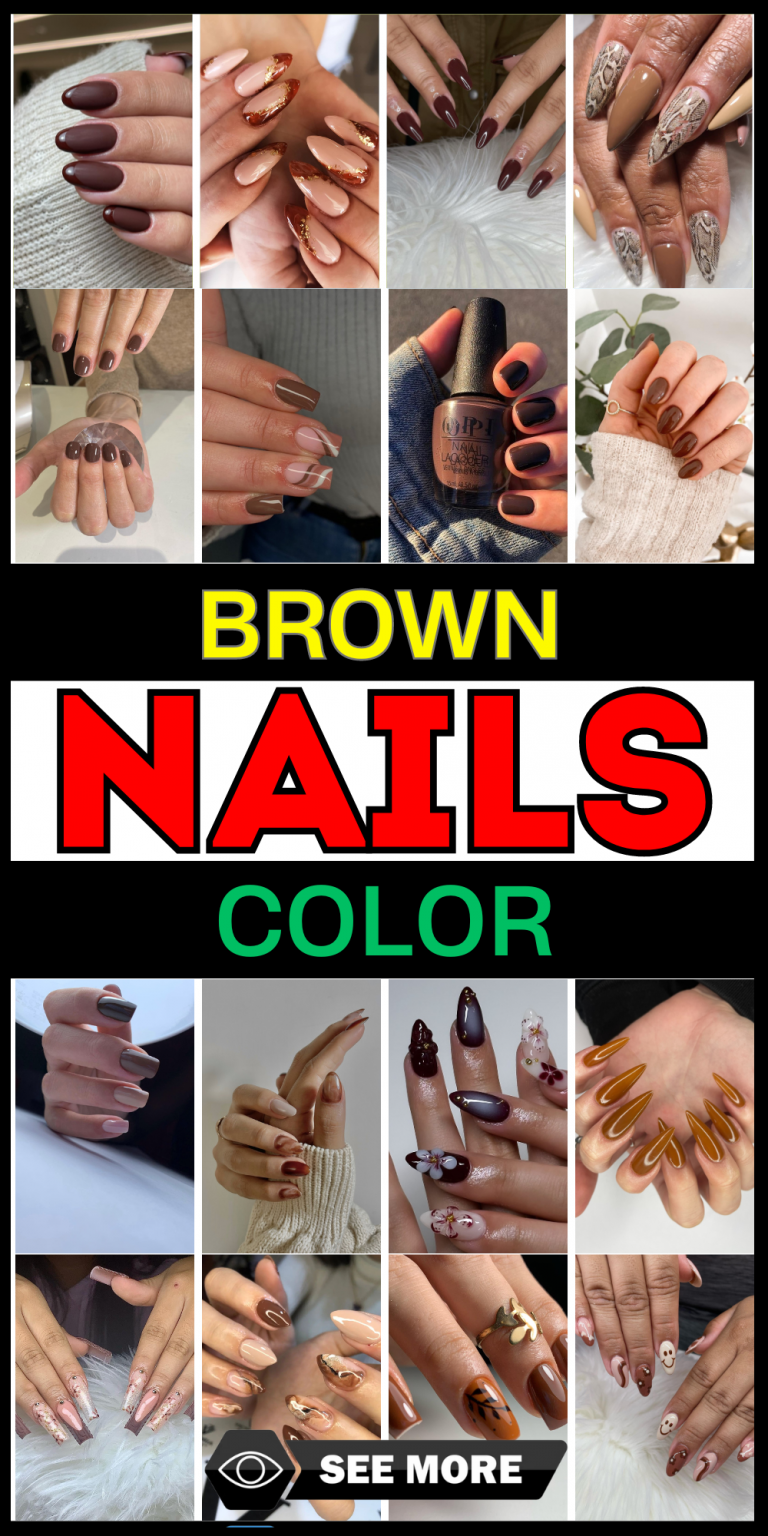 23 Stunning Brown Color Nails Designs: Elegant, Trendy & Easy DIY Ideas ...