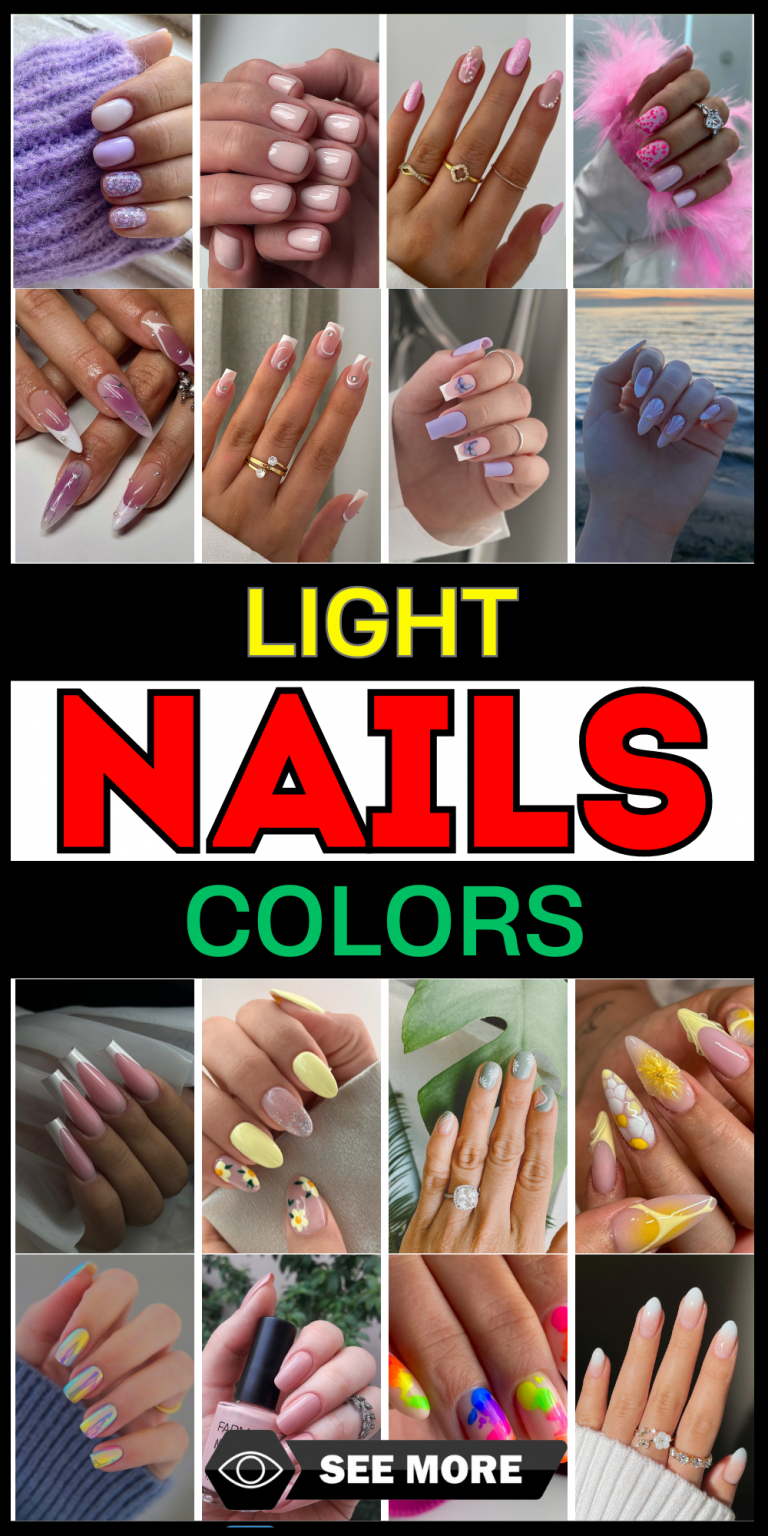 20 Elegant Light Nail Colors: Designs, Tips, and Seasonal Styles