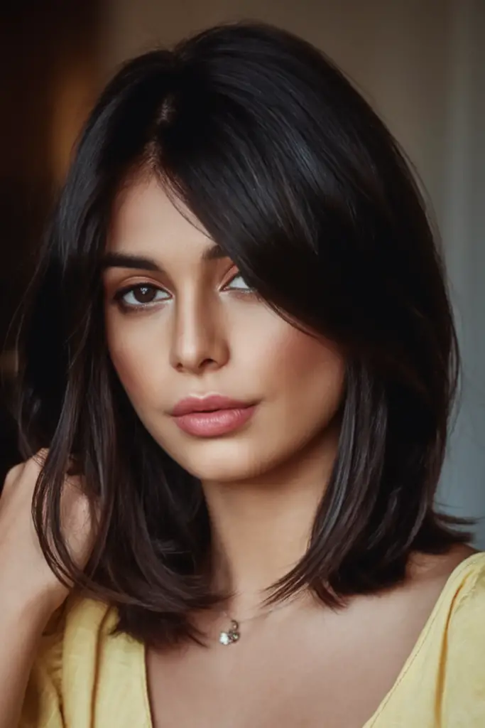 24 Trendy Medium-Length Hairstyles for Women – Summer 2025 with Bangs ...